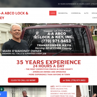 A-A ABCO Lock & Key Marietta GA | Reviews, Services and Prices